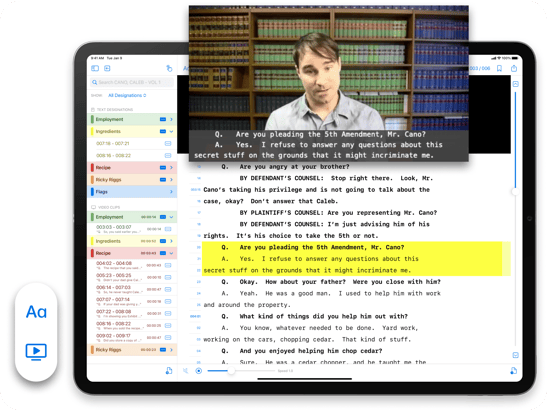 TranscriptPad — Legal Transcript Review Software